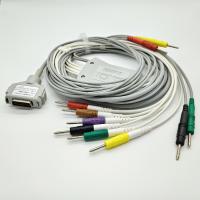 China 10-Lead ECG Cable with Banana Plug Medical EKG Patient Monitoring Leadwire for sale