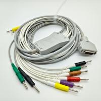China 10-Lead ECG Cable with Banana Plug Medical EKG Patient Monitoring Leadwire for sale