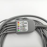 China Edan 10-Lead ECG Cable EC10DIBHD1 Defib-Proof IEC 4.0mm Banana Reusable 12-Lead ECG Whole Cable for SE-1200 SE-12 SE-601 Cardiograph for sale