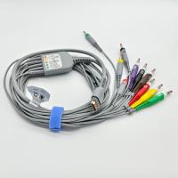 China Edan 10-Lead ECG Cable EC10DIBHD1 Defib-Proof IEC 4.0mm Banana Reusable 12-Lead ECG Whole Cable for SE-1200 SE-12 SE-601 Cardiograph for sale