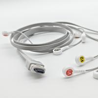 China Compatible with NIHON KOHDEN 16P ten conductor American standard buckle dynamic lead wire for sale