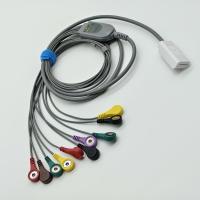 China Compatible 10-lead ECG cable for Meditech CardiUP! (CardiUP! 12 / CardiUP!) ambulatory ECG monitors for sale