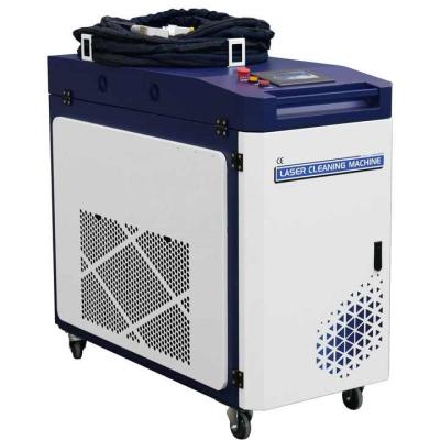 China 2000W Laser Cleaning Machine For Metal Wood Stone Dirt Paint Dust Removal for sale