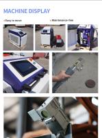 China Portable Hand Held Laser Cleaning Machine 1000 Watt Handheld Laser Rust Cleaner for sale