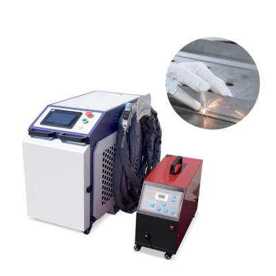 China 1400mm Robot Arm Handheld Laser Welder Machine With 500W Max Output Power And Red Light Positioning Accuracy for sale