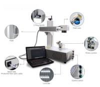 China JPT 3D Portable Fiber Laser Marker Jewelry Stainless Steel Laser Marking Machine 20w for sale