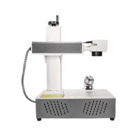 China JPT Fiber Laser Marker Machine for Metal Ring Sliver Jewelry Plastic ABS MC for sale