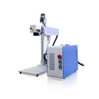 China 3D Fiber Laser Metal Engraving Machine 20W 30W 50W Raycus Fiber Laser Marker for sale
