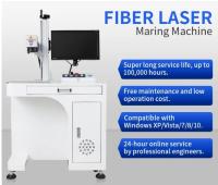 China Desktop 30w Laser Marking Machine Keyboard Cutting Glass JPT For Jewelry Metal Stainless for sale
