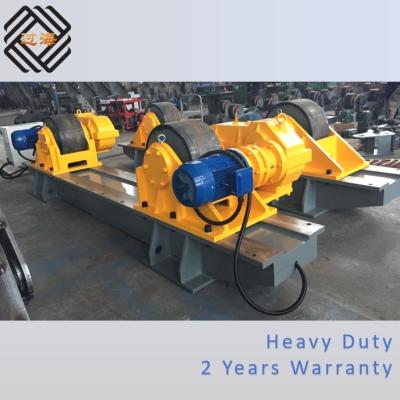 China Advanced 5-100t Rubber Steel Wheel Pipe Tank Rotator Tank Welding for sale