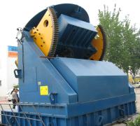 China Turntable Table Rotating Welding Table Positioner Table 10000kg Loading Capacity Motor 7.5 Kw X2 600mm Dia for sale