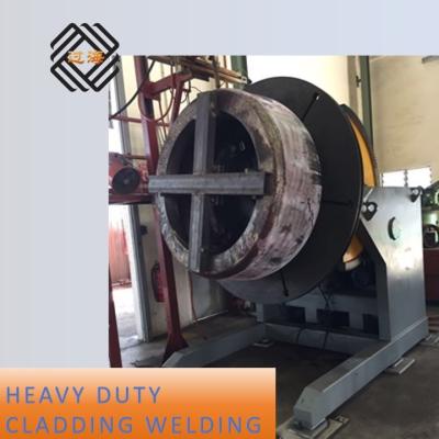 China 10000kg Welding Table Tilt / Rotary Welding Positioner With 400-4000mm 0.1-1 Rpm Worktable for sale