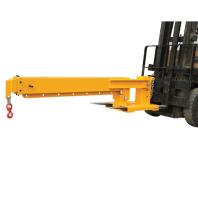 China Telescope Forklift Boom Extendable Forklift Jib For Material Handling Long Arm Design And Steel Construction for sale
