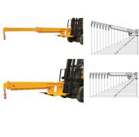China Adjustable Forklift Jib Extension 2.5 Meters Length Locking Pins for Durability for sale