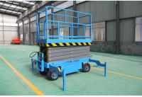 China Indoor Outdoor Used Mobile Elevated Work Platform Electric Self Propelled Scissor Lift for sale