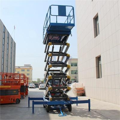 China 100-550kg Mobile Elevated Work Platform Electric Self Propelled Scissor Lifts for sale