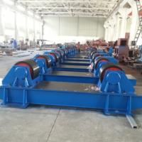 China 80 Tons Heavy Duty Conventionally Welded Rotating Tanks With Flip Rollers To Aid In Mechanical Welding. for sale