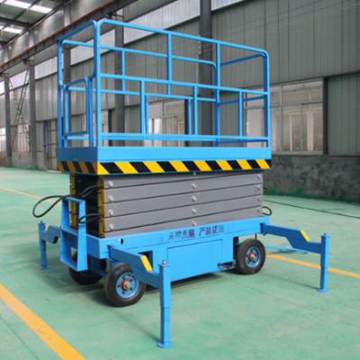 China Electric Powered Manual Control Scissor Type Lifter Platform For Indoor Outdoor for sale