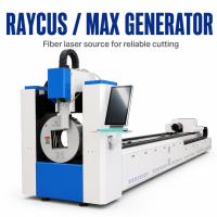 China  Industrial CNC Laser Pipe Cutter, Stable Chuck Rotary Metal Tube Laser Cutting Equipment For Steel Pipe Processing for sale