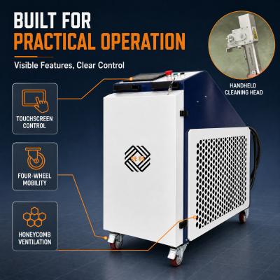China Handheld Laser Cleaning Machine for Shipyard Steel Rust & Oxide Removal for sale