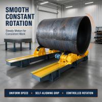 China Self Aligning Welding Rotator, Constant Speed Pipe Rotator for Heavy Vessel Welding & Turning for sale