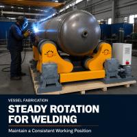 China Self-Aligning Welding Turning Roll, Steady Rotation for Pressure Vessel Welding, Maintain Consistent Working Position for sale