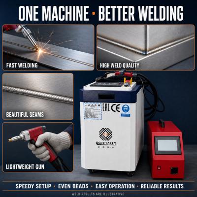 China Handheld Fiber Laser Welding Machine, One Machine for Better Welding, Fast Welding & Beautiful Seams with Lightweight Welding Gun for sale