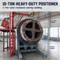 China 10 Ton Industrial Welding Turntable Positioner, Stable Uniform Rotation for Wear Resistant Hardfacing Overlay Welding for sale