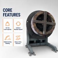 China Industrial Welding Turntable Positioner with Heavy-Duty Faceplate, Drive Gearbox and Reinforced Base for Large Circular Workpieces for sale