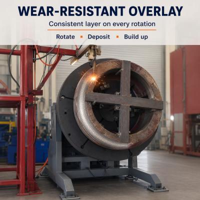 China Wear-Resistant Overlay Welding Positioner, Consistent Weld Layer on Every Rotation | Rotate, Deposit, Build Up Hardfacing for sale