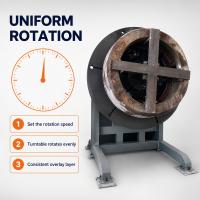 China  Industrial Welding Turntable for Wear Resistant Overlay Hardfacing, Uniform Rotation to Achieve Consistent Cladding Layer for sale