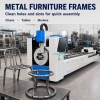 China Laser Pipe Cutter for Metal Fence and Railing Fabrication, One Step Mitre Cutting & Slotting for Railing Posts, Rails and Pickets for sale