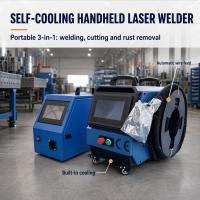 China Portable Self-Cooling 3-in-1 Handheld Laser Welder, Built-in Cooling, Automatic Wire Feed, Welding Cutting Rust Removal All In One for sale