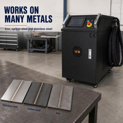 China Handheld Fiber Laser Welding Machine, Works on Iron, Carbon Steel & Stainless Steel, Multi-Metal Laser Welder for Metal Fabrication for sale