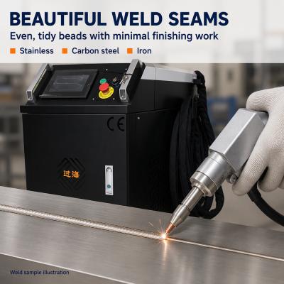 China Handheld Laser Welding System for Railing & Guardrail Work, High Precision Welding for Stainless Steel Balusters and Handrails for sale