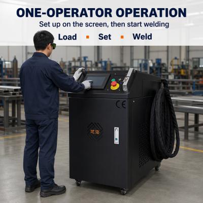 China  One-Operator Handheld Fiber Laser Welding Machine, Simple 3-Step Operation: Load, Set, Weld for sale