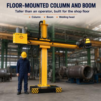 China Floor-Mounted Column and Boom Welding Manipulator LT-MZ1222, Heavy Duty Welding System Built for Shop Floor Tank & Vessel Fabrication for sale