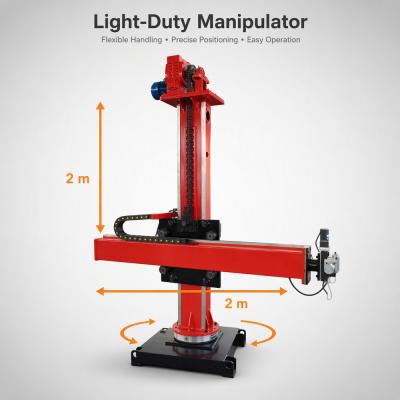China Light-Duty Welding Manipulator 2m×2m, Flexible Handling, Precise Positioning & Easy Operation for Pipe and Tank Seam Welding for sale