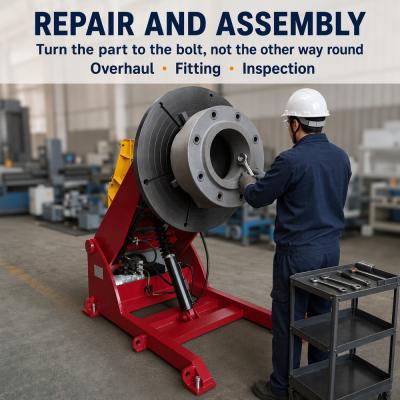 China Hydraulic Welding Positioner for Repair, Assembly & Inspection | Rotate Workpiece for Easy Bolt Fitting and Overhaul for sale