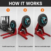 China  Hydraulic Rotary Positioner for Fabrication Repair & Assembly, Turn Parts to Your Working Position for sale