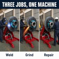 China  3-Jaw Self-Centering Hydraulic Tilting Positioner, Securely Grips Round & Flanged Workpieces for Welding for sale