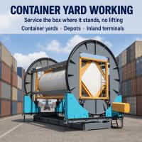 China 20FT & 40FT Universal ISO Tank Rotator, Any Working Angle – Level, Tilted or Turned Over on One Setup for Tank Cleaning, Welding & Refurbishment for sale