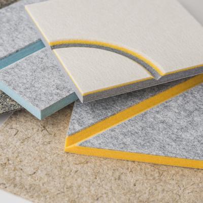 China Fabric Wrapped OEKO 2440*1220mm Felt Wall Tiles for sale