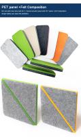 China Customized Color Polyester Felt Acoustic Panels 3mm - 25mm for sale