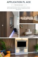 China Natural Oak Black Felt Acoustic Perforated Wood Veneer Panel For Wall for sale