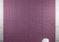 China V Or U Shape Light Green Sound Acoustic Panel High Density for sale