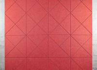 China V Or U Shape Light Green Sound Acoustic Panel High Density for sale