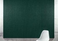 China V Or U Shape Light Green Sound Acoustic Panel High Density for sale