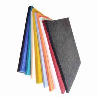 China 12x24 Multicolors Auditorium  PET Polyester Acoustic Panels Noise Insulation for sale