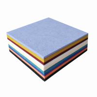 China INTERTEK Decorative Sound Absorbing Polyester Acoustic Panels Wall Tiles for sale